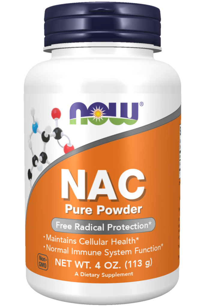 NOW NAC (N-acetyl-cysteine) Pure Powder 4 oz - Human Nature LLC