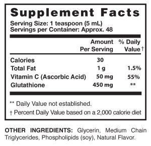 Researched Nutritionals Tri-Fortify Orange Liposomal Glutathione 8 oz ...